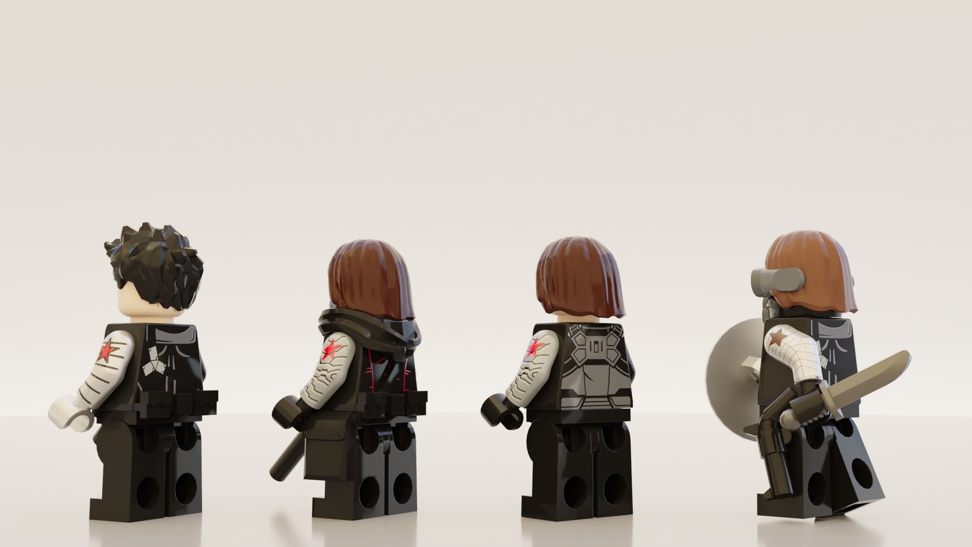 Lego Winter Soldier Mini Pack 3D Model - TurboSquid 1987152