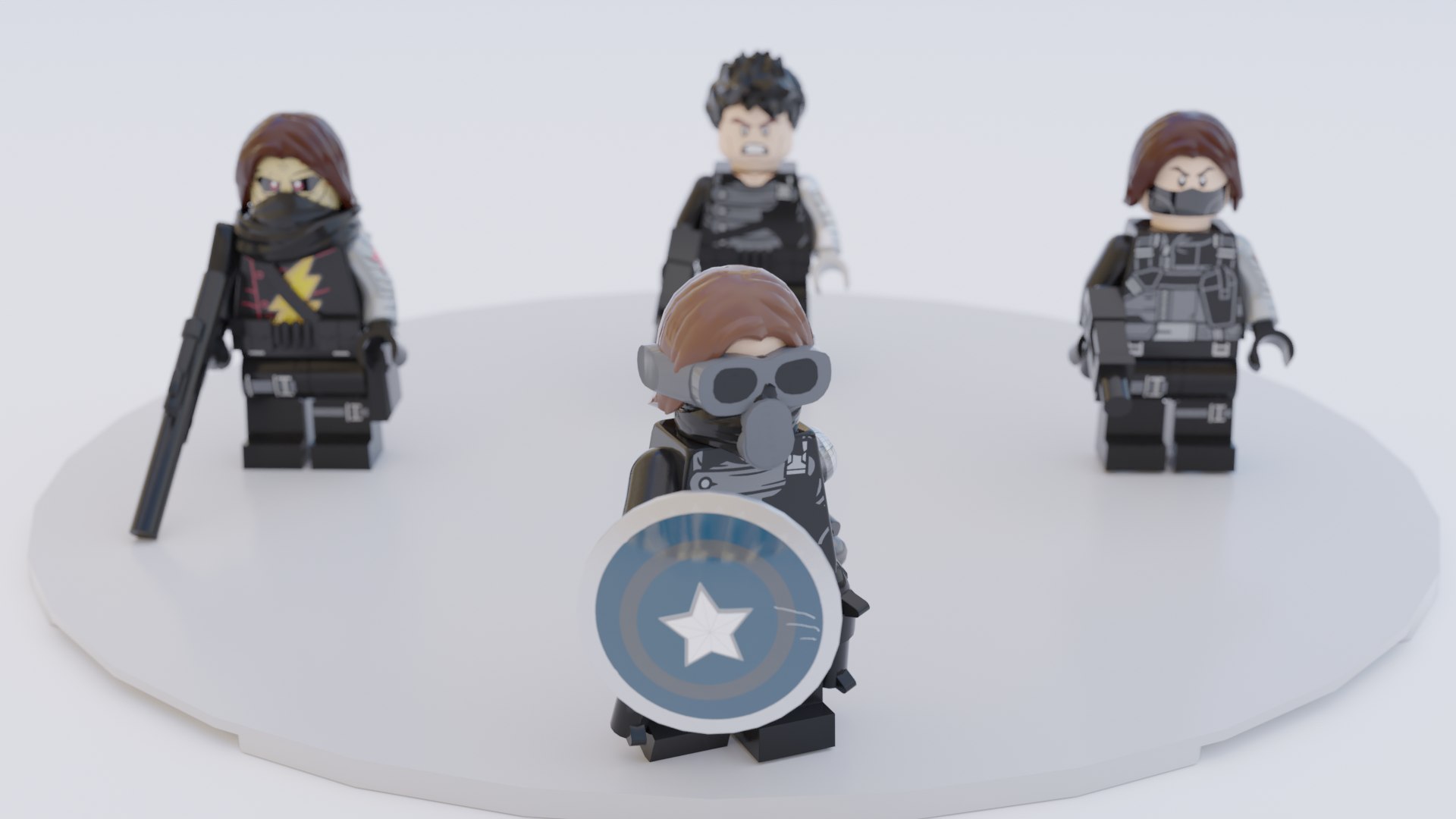 Lego Winter Soldier Mini Pack 3D Model - TurboSquid 1987152