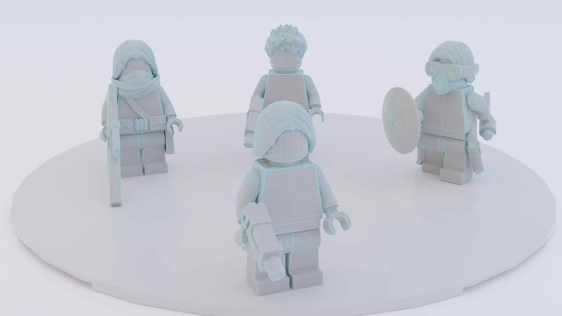 Lego Winter Soldier Mini Pack 3D Model - TurboSquid 1987152