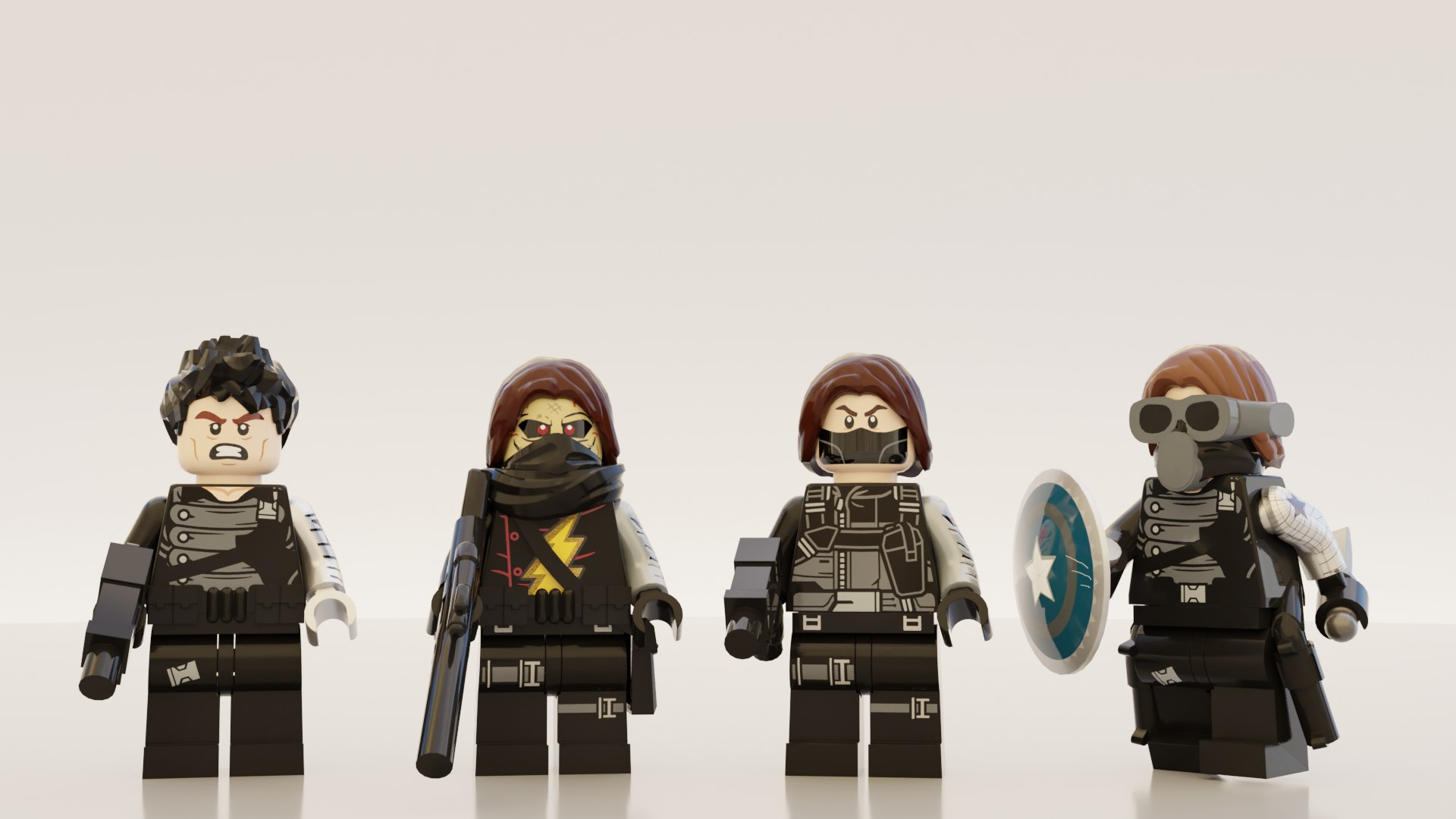 Lego Winter Soldier Mini Pack 3D Model - TurboSquid 1987152