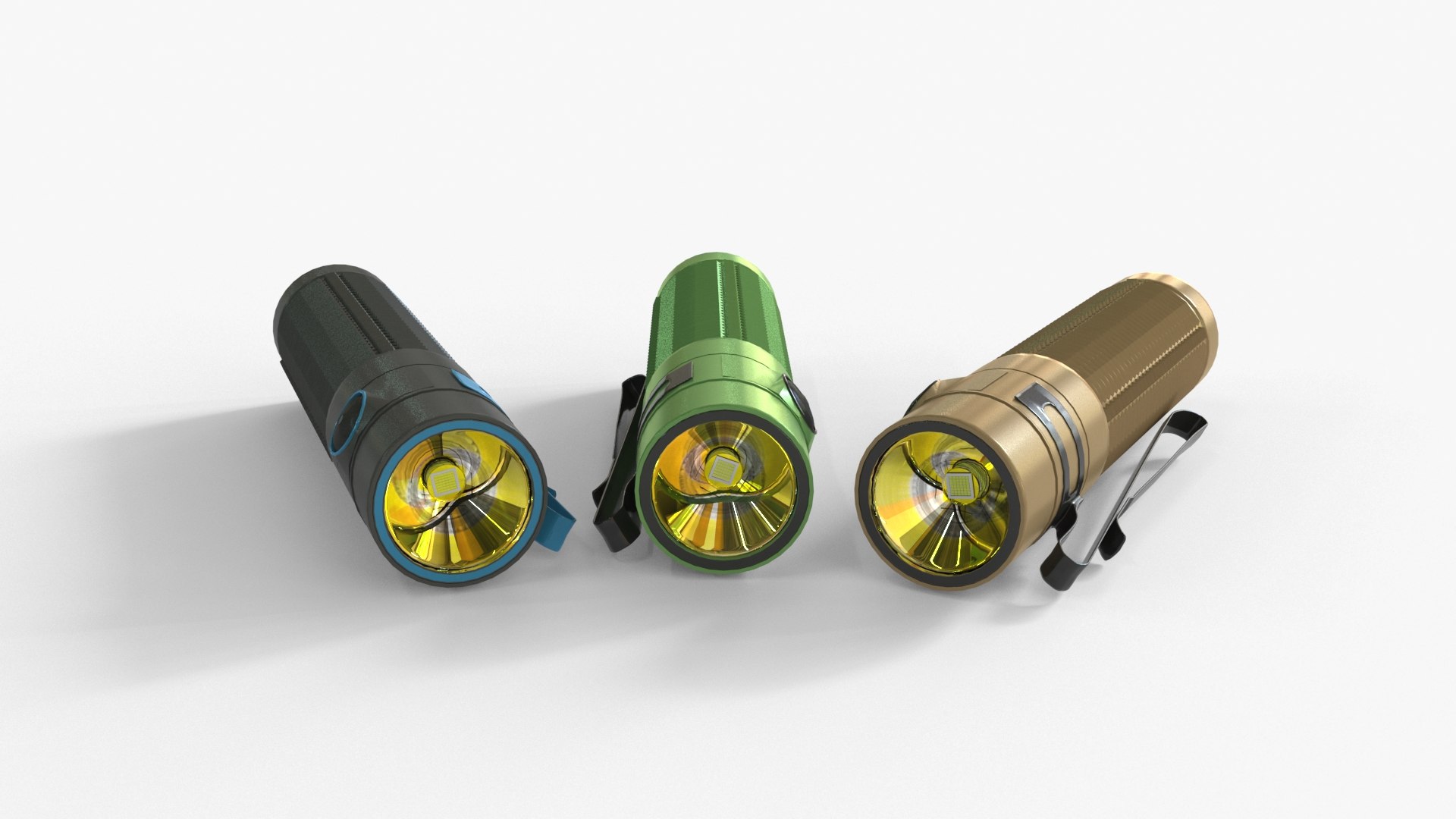 3D Tactical Flashlight Model - TurboSquid 2071631