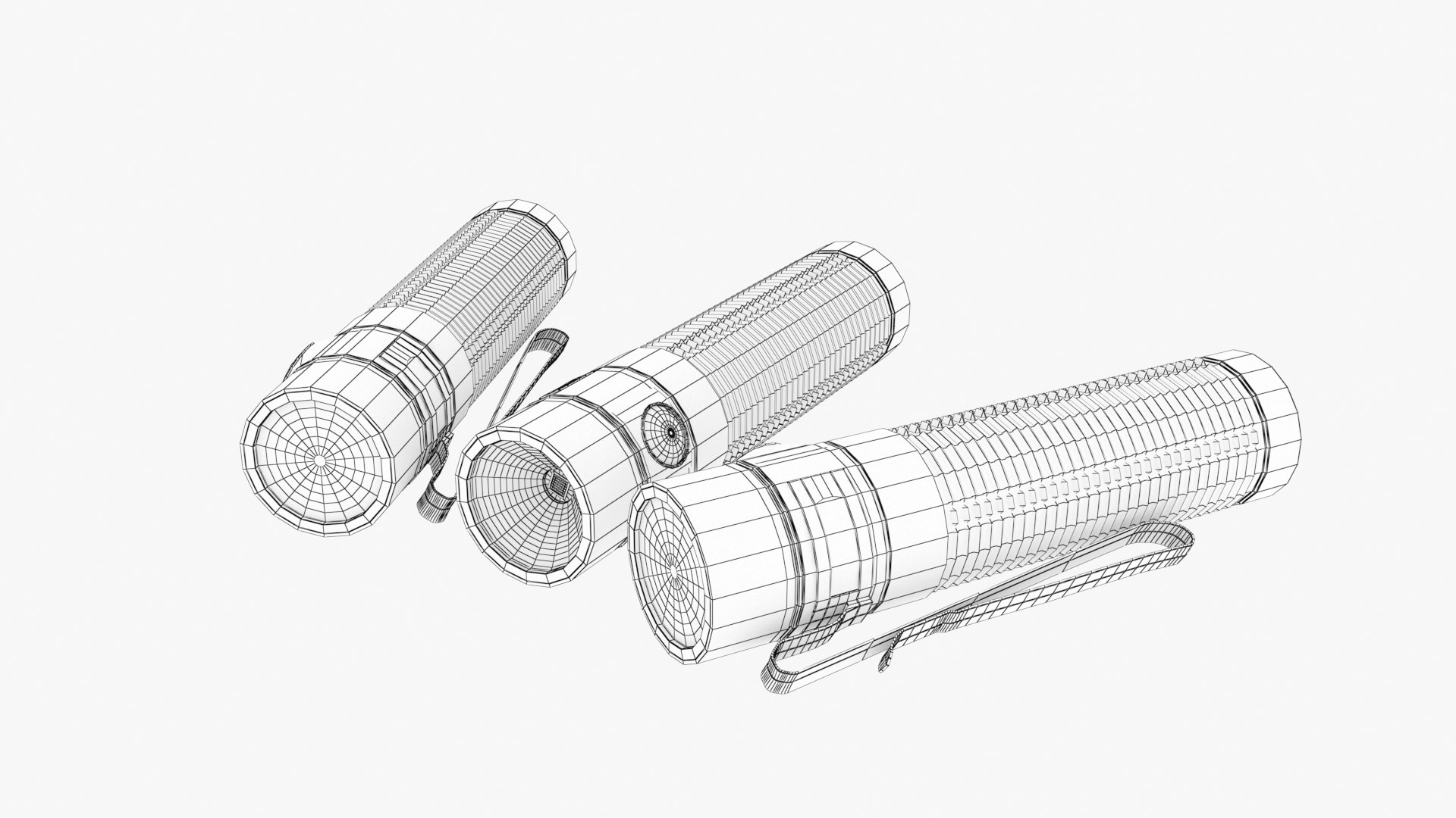 3D Tactical Flashlight Model - TurboSquid 2071631