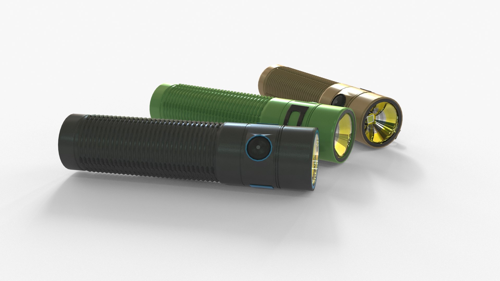 3D Tactical Flashlight Model - TurboSquid 2071631