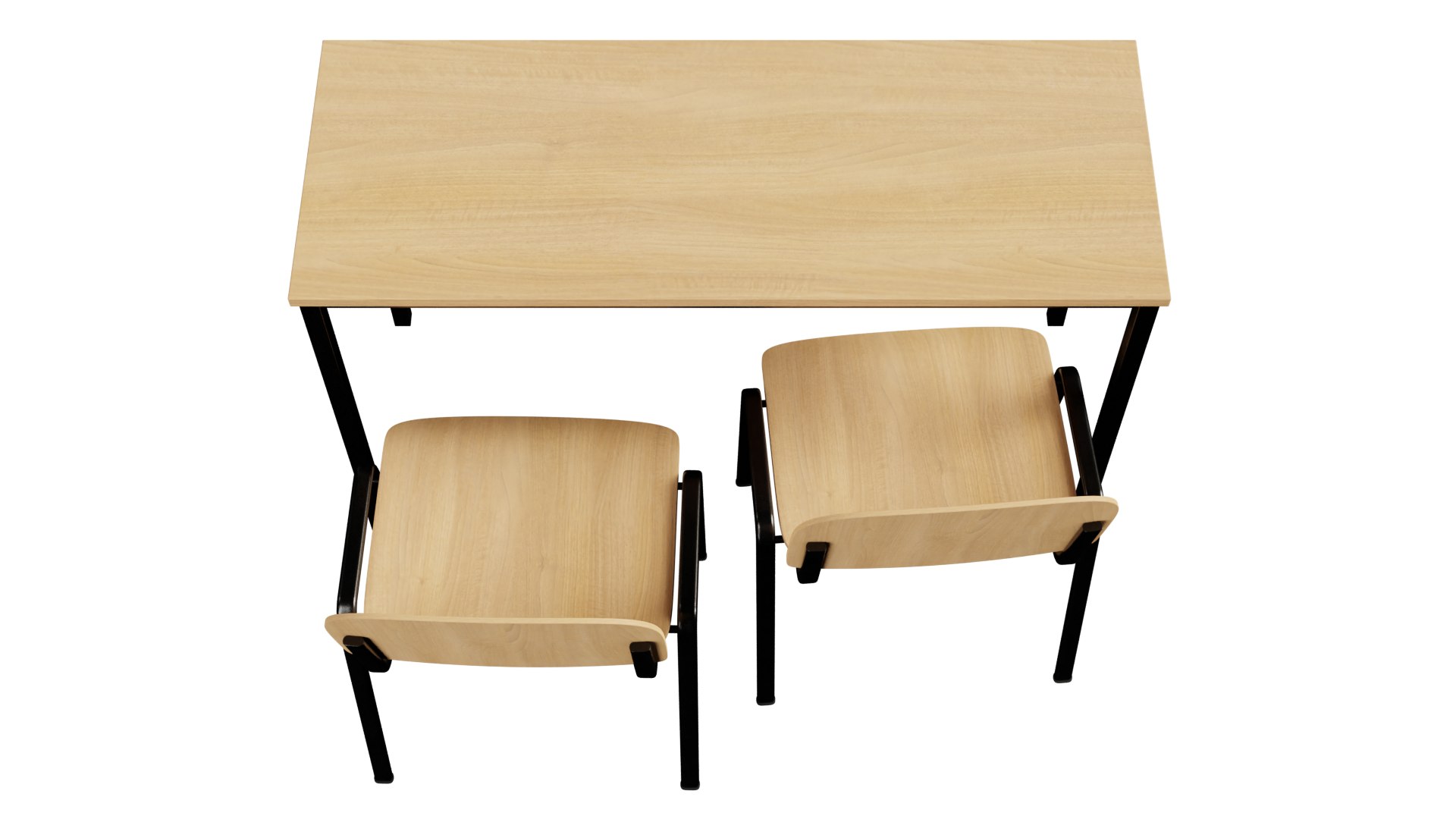 3D Modern Classroom Desk Model - TurboSquid 1647768