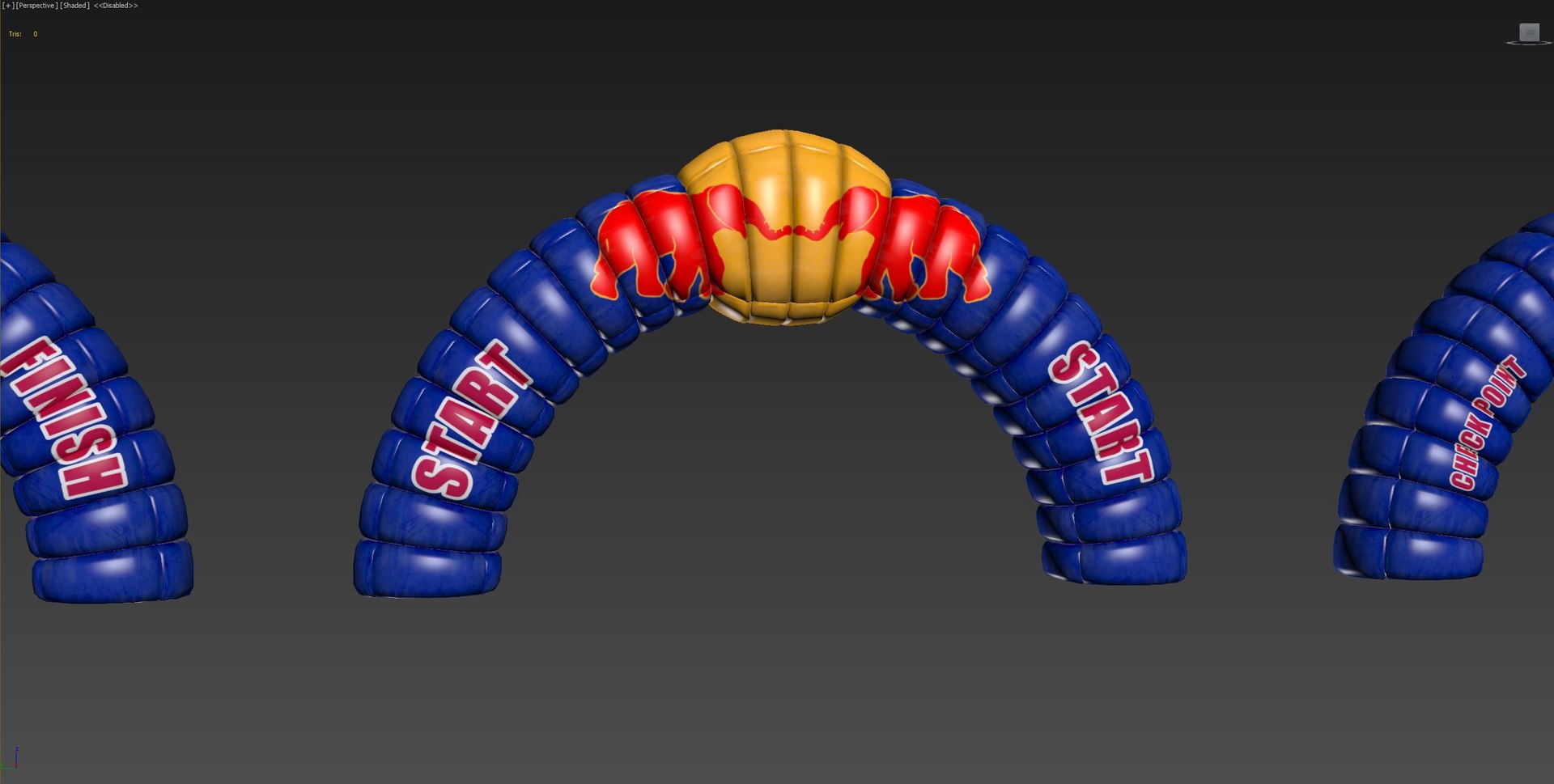 Start Finish Checkpoint 3D Model - TurboSquid 1652558