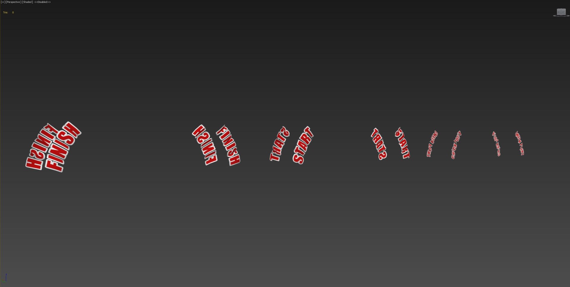 Start Finish Checkpoint 3D Model - TurboSquid 1652558