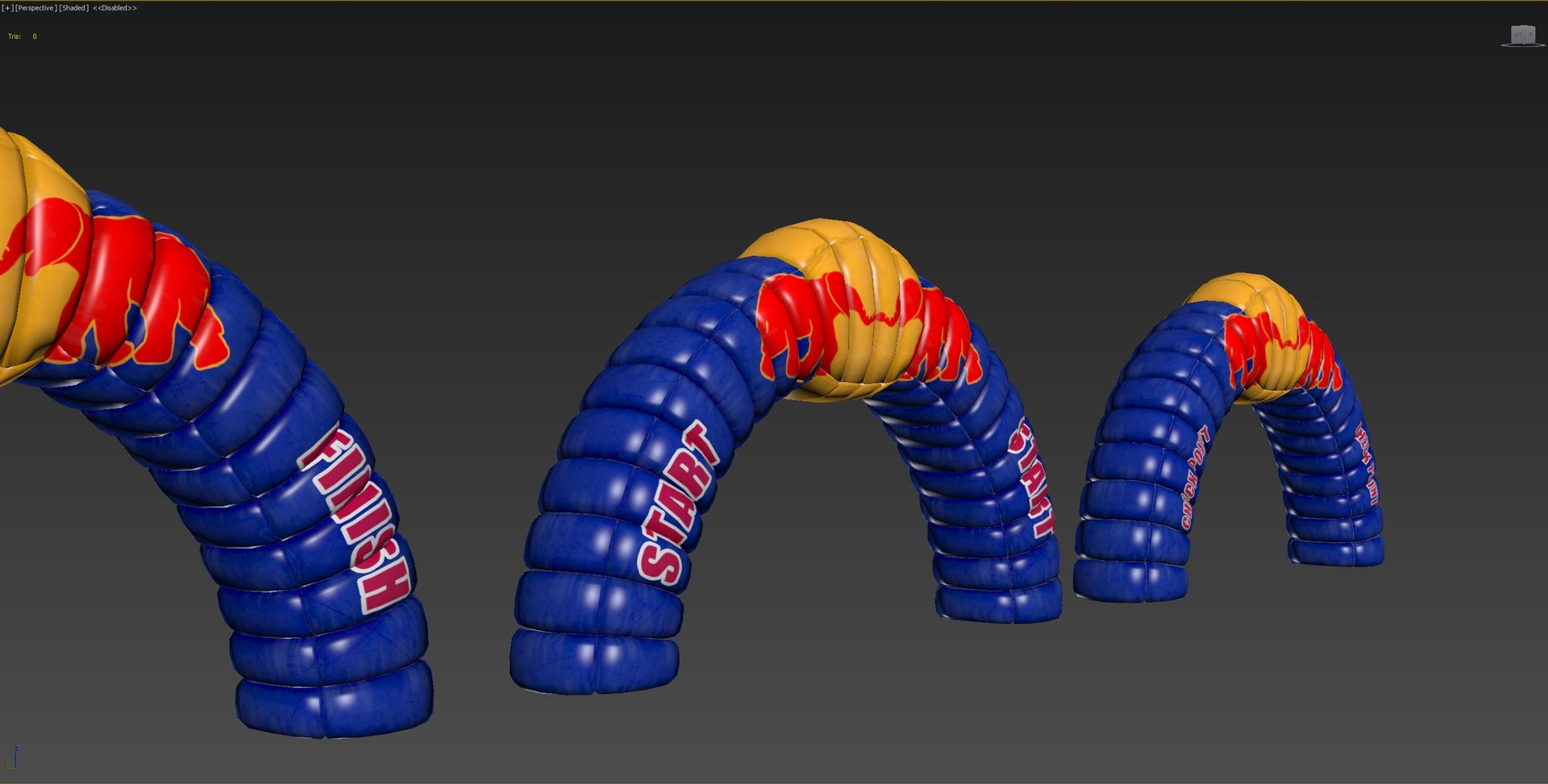 Start Finish Checkpoint 3D Model - TurboSquid 1652558