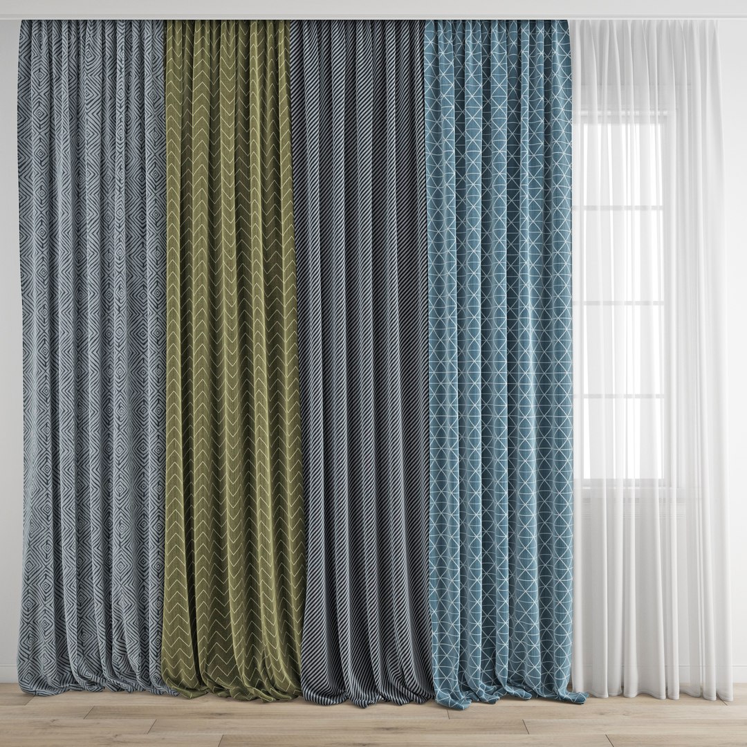 3D Curtain 335 - TurboSquid 1959114