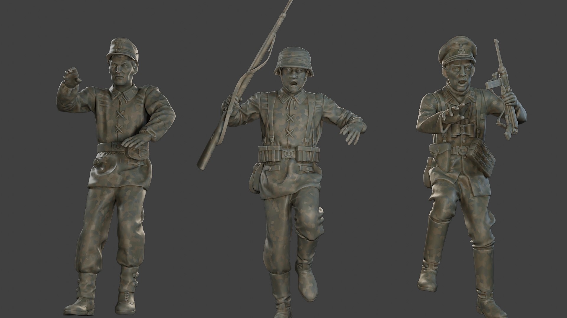 German SS Pack Ww2 GSSP1 3D Model - TurboSquid 2232422