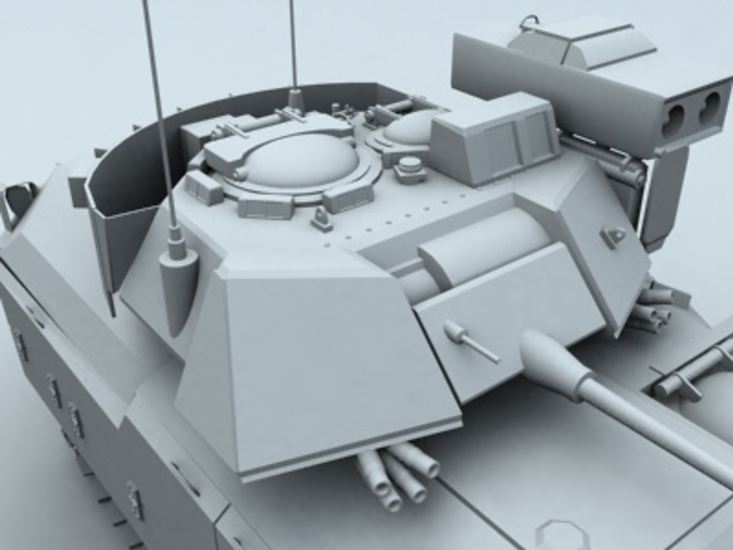 army vehicles abrams 3d model