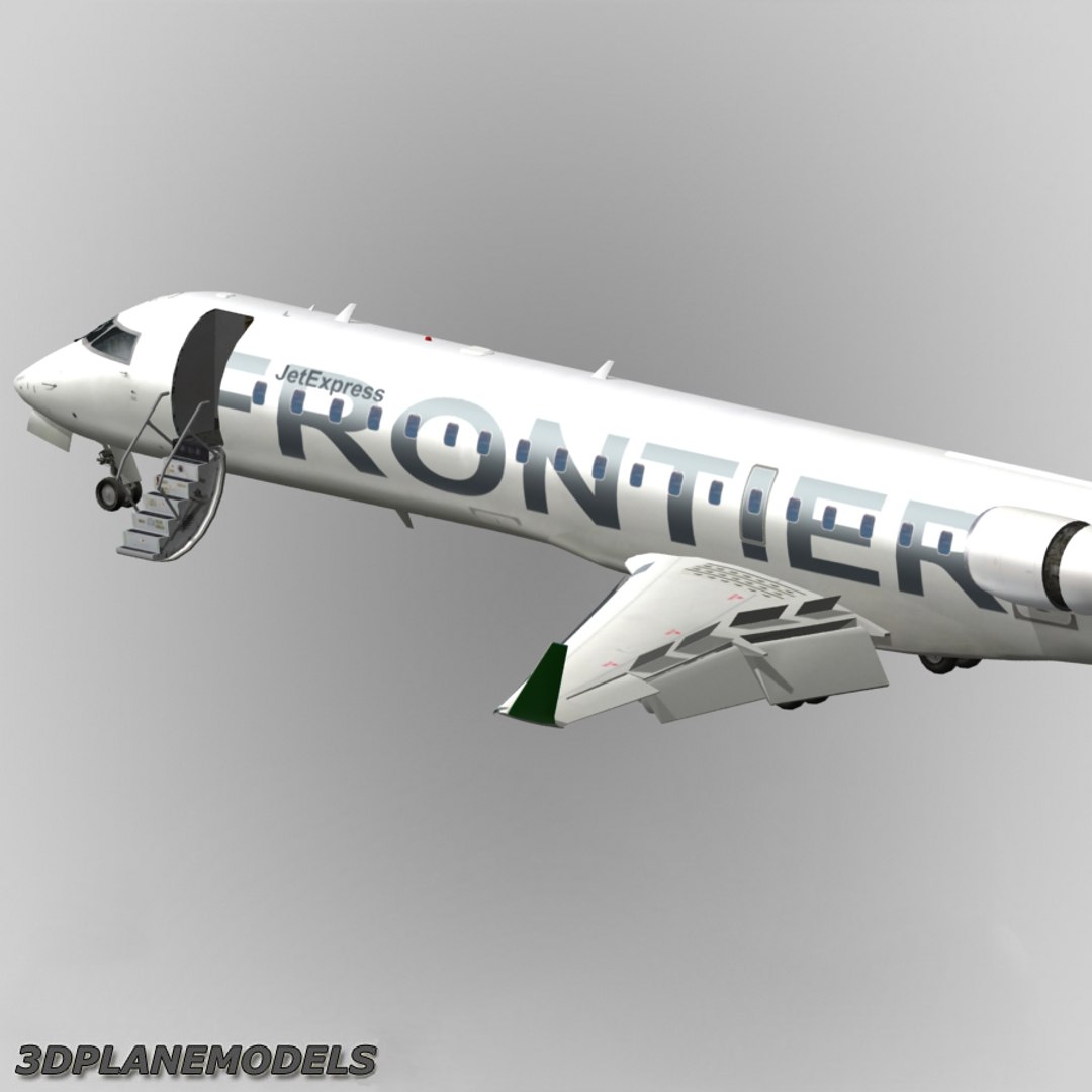 Bombardier Crj-700 Frontier 3d Obj