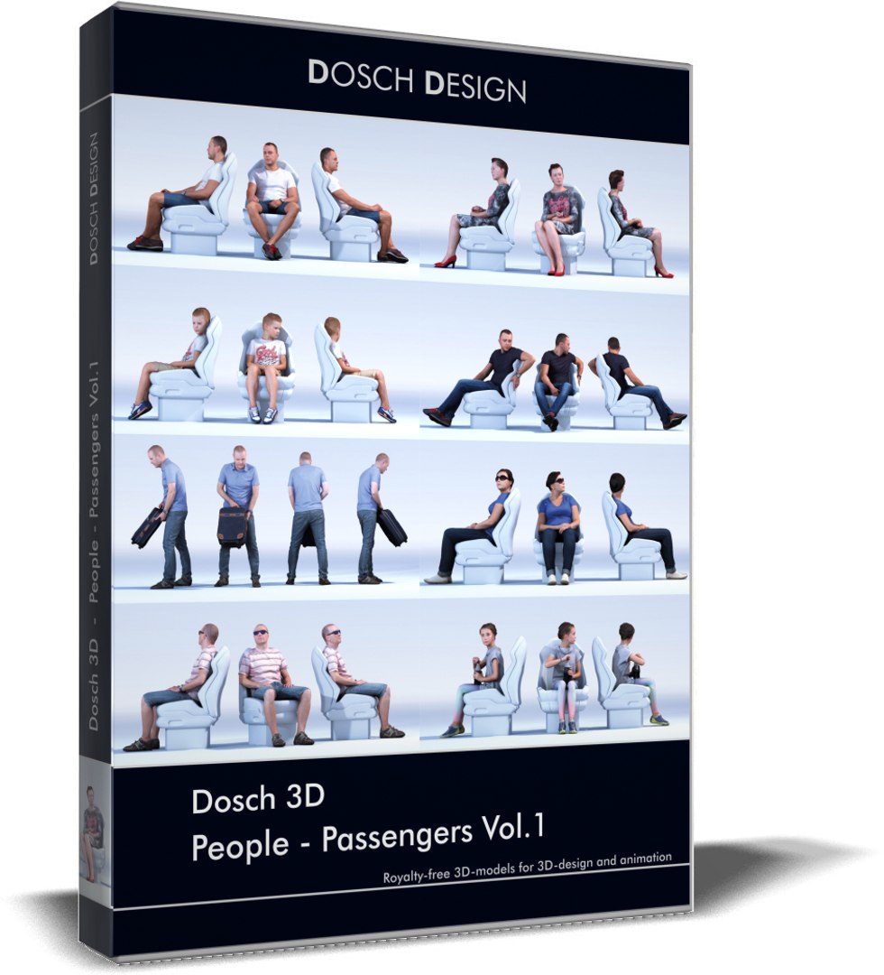 People - Passengers Vol 1 3D - TurboSquid 1218433
