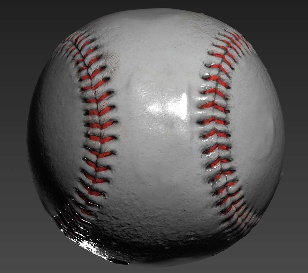 Free Damage Dust Baseball Model - TurboSquid 2116037