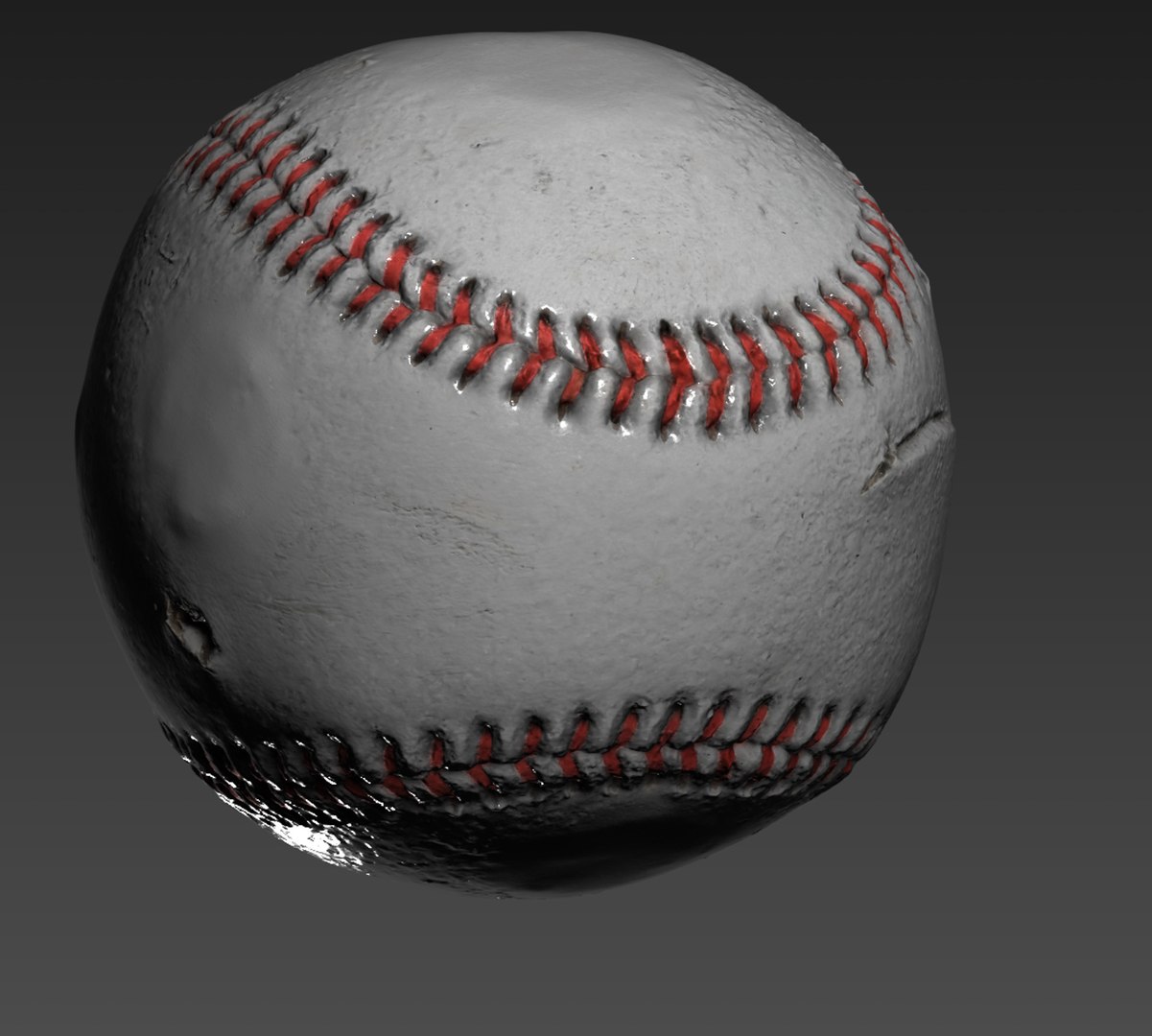 Free Damage Dust Baseball Model - TurboSquid 2116037