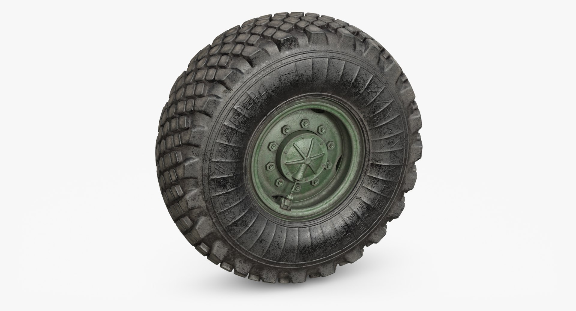 Wheel military 2 3D model - TurboSquid 1149758