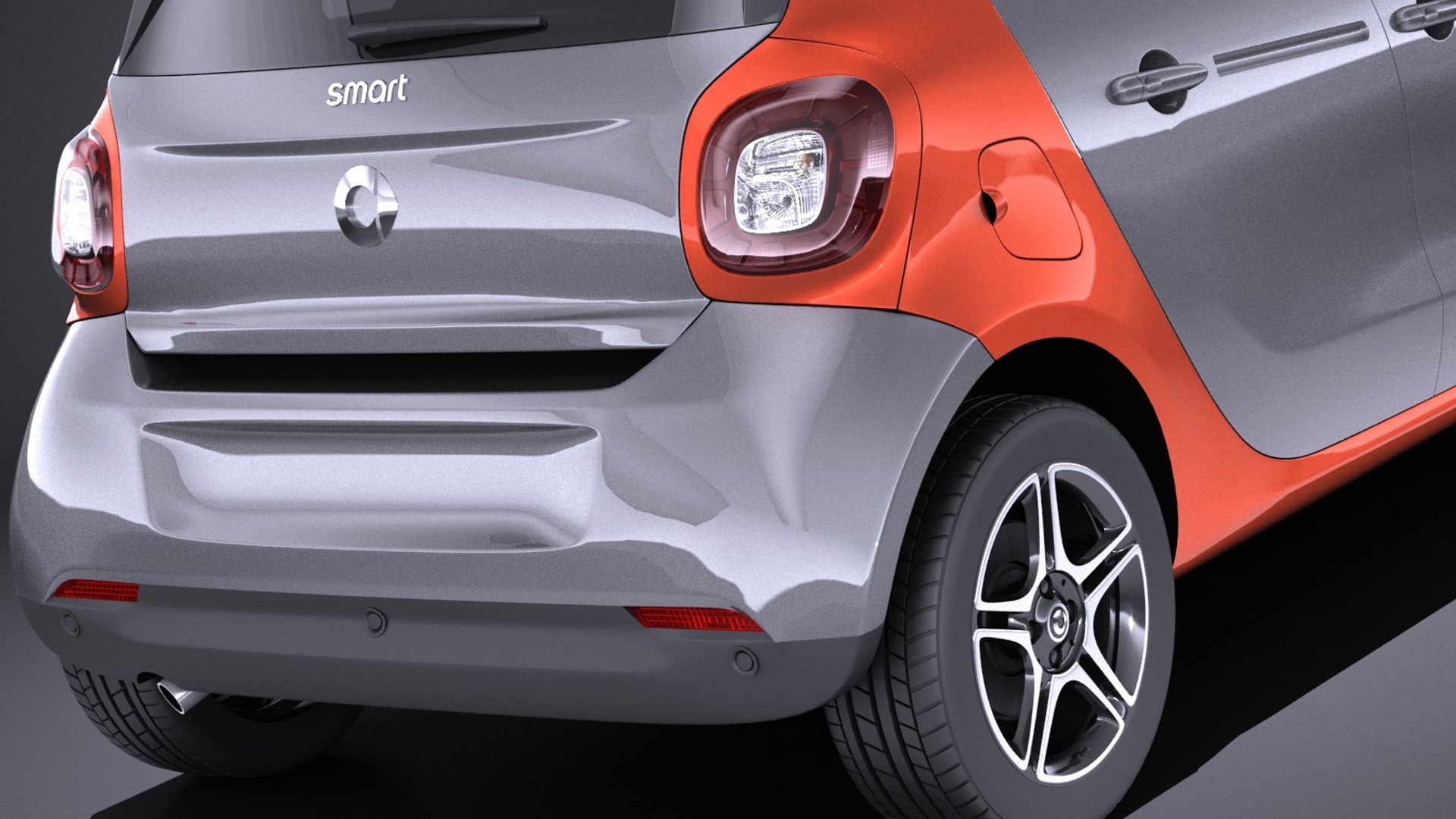 2016 Smart Forfour 3D Model - TurboSquid 1235655