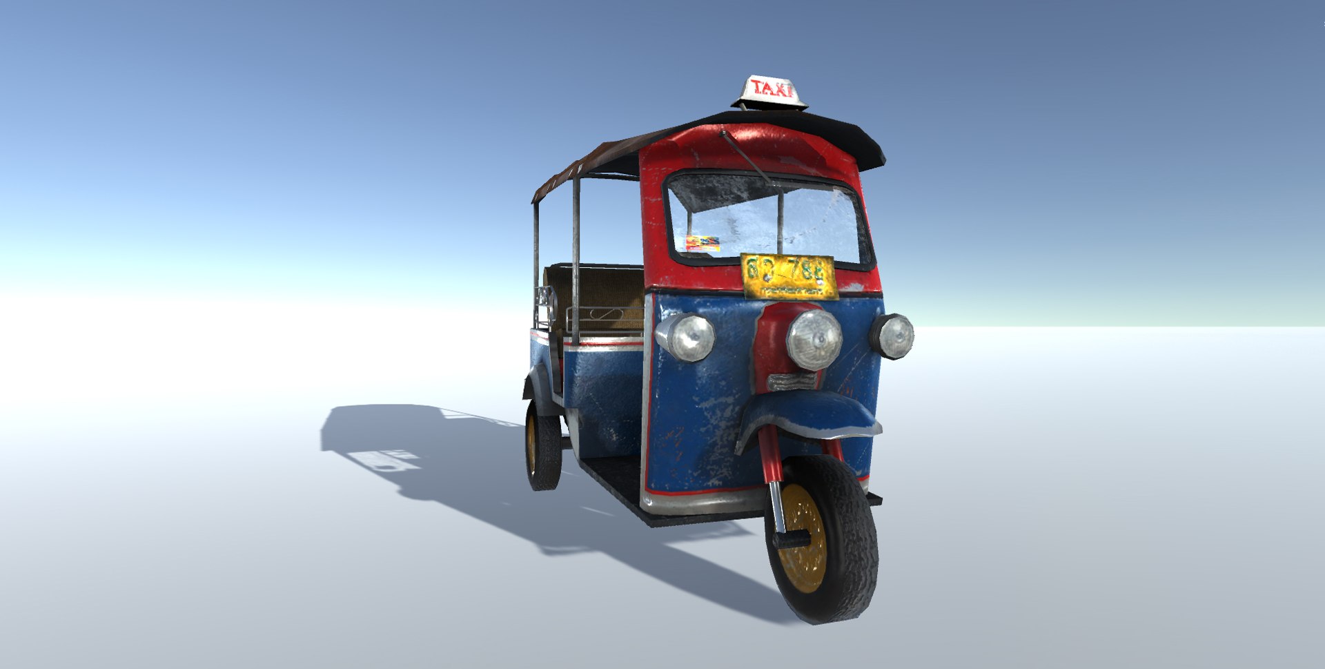 Nextgen Tuk-tuk 3d Model