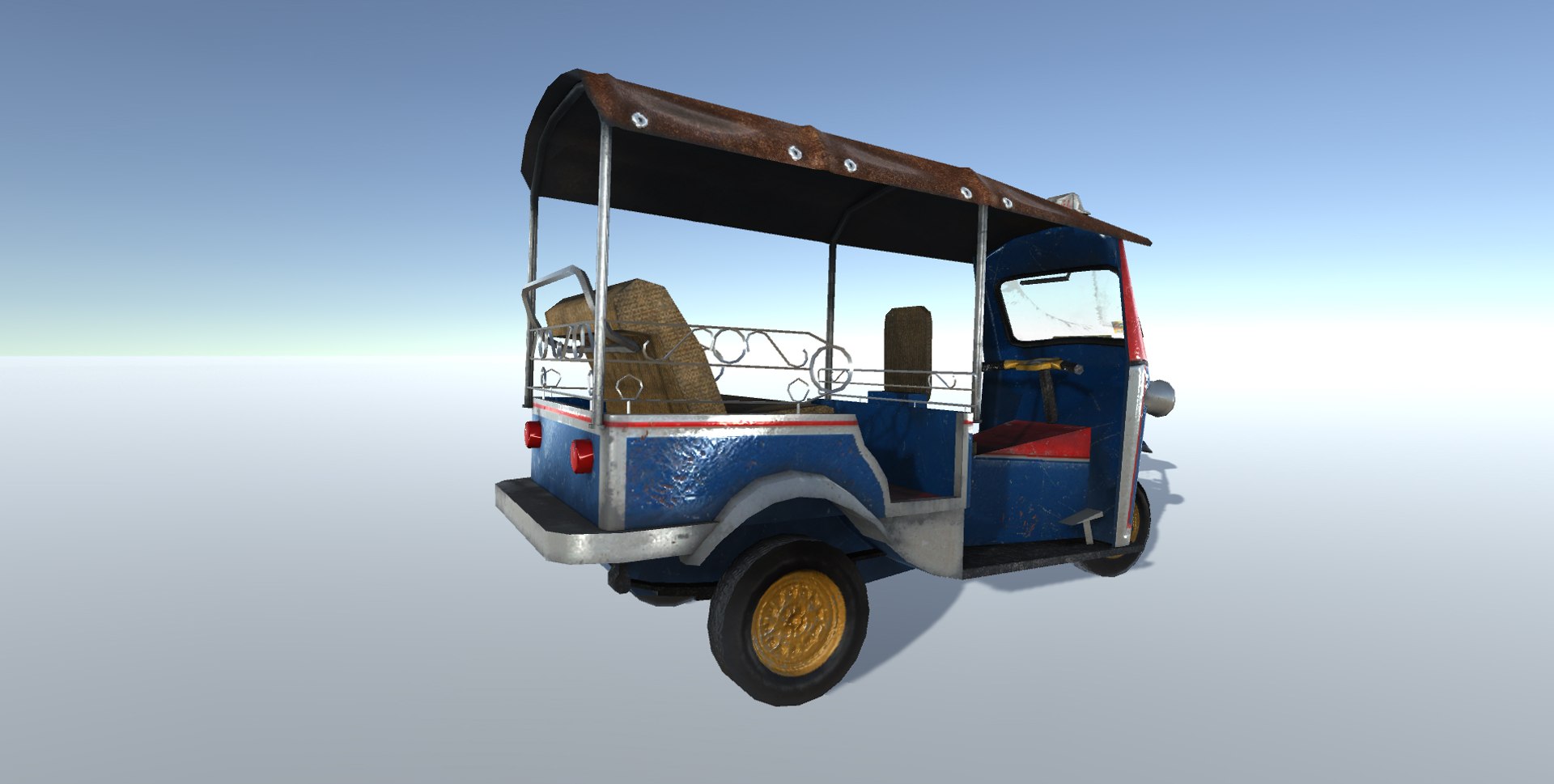 Nextgen Tuk-tuk 3d Model