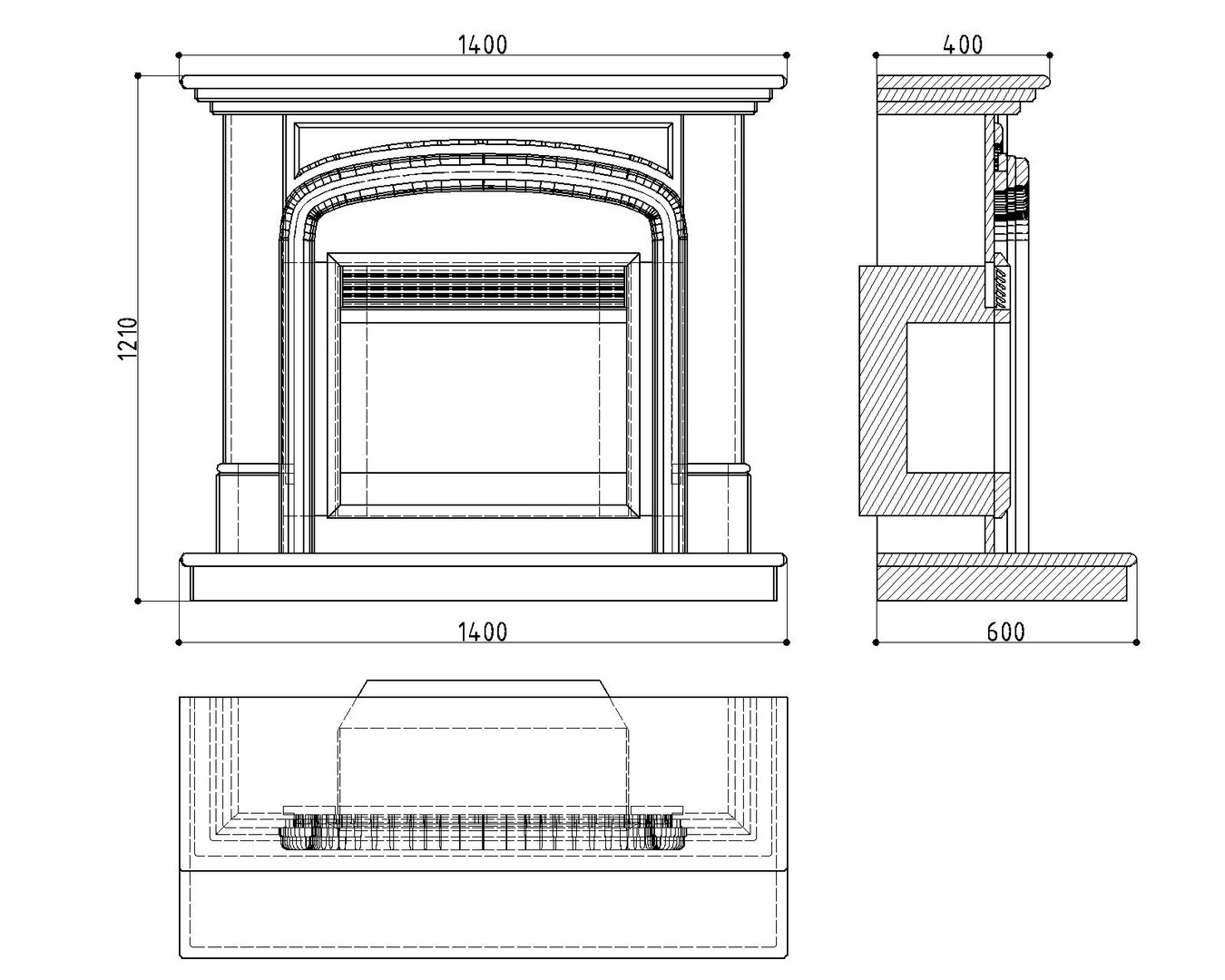 3d Fireplace 09 Model