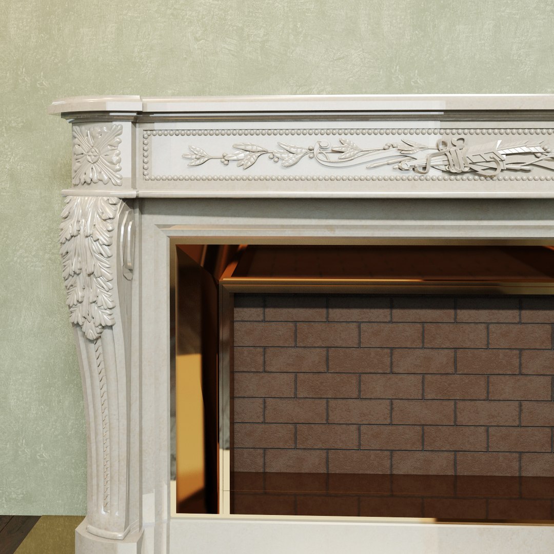 Fireplace Neoclassicism Louis Xvi 3d Model