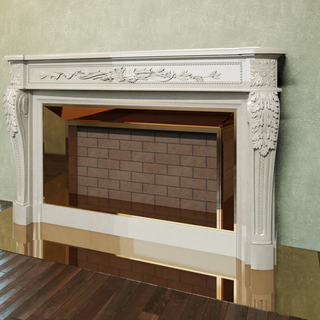 Fireplace Neoclassicism Louis Xvi 3d Model