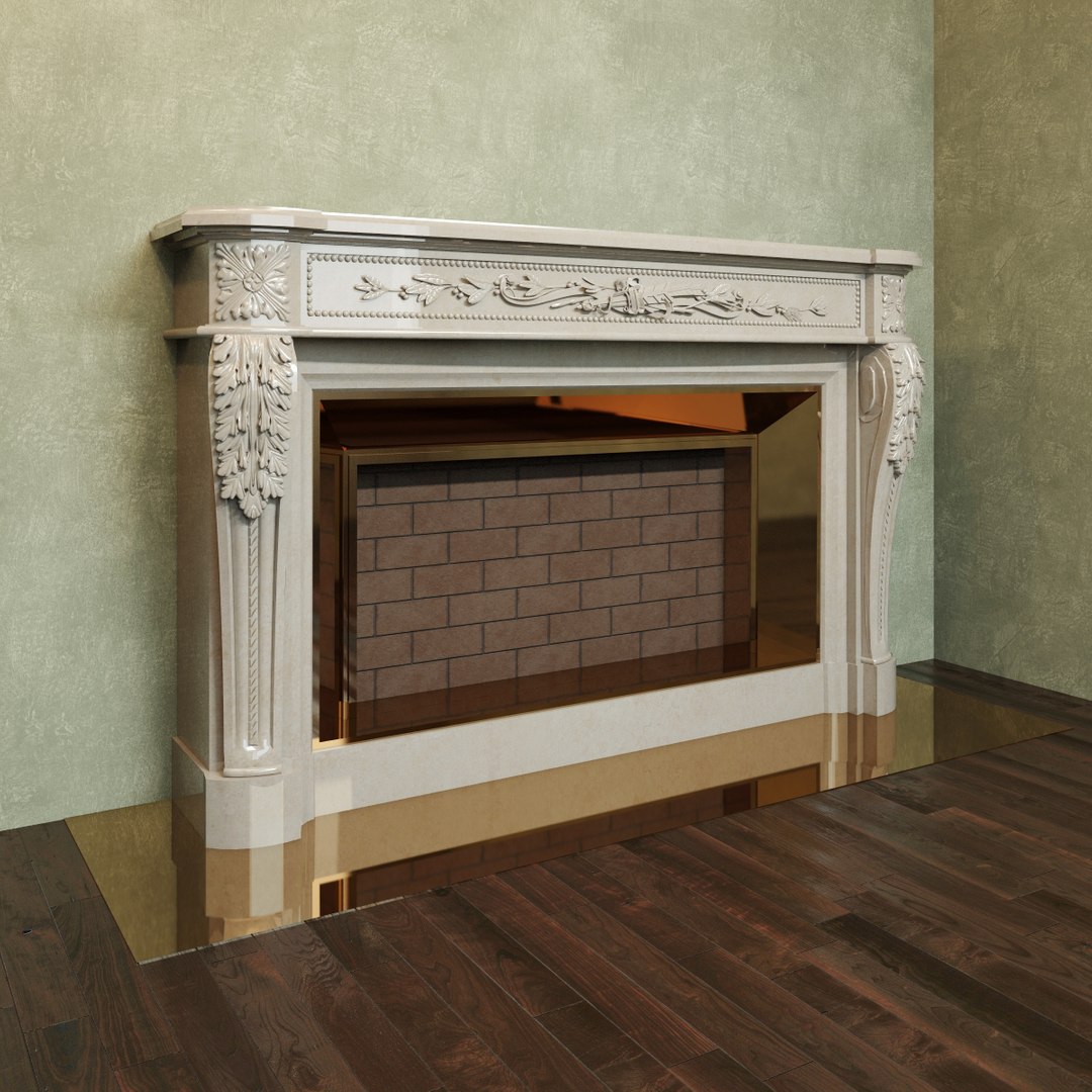 Fireplace Neoclassicism Louis Xvi 3d Model