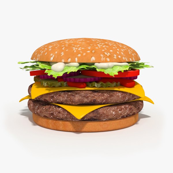 3D Burger Beef Hamburger model - TurboSquid 2047578