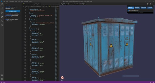 3D model transformer substation - TurboSquid 1676391