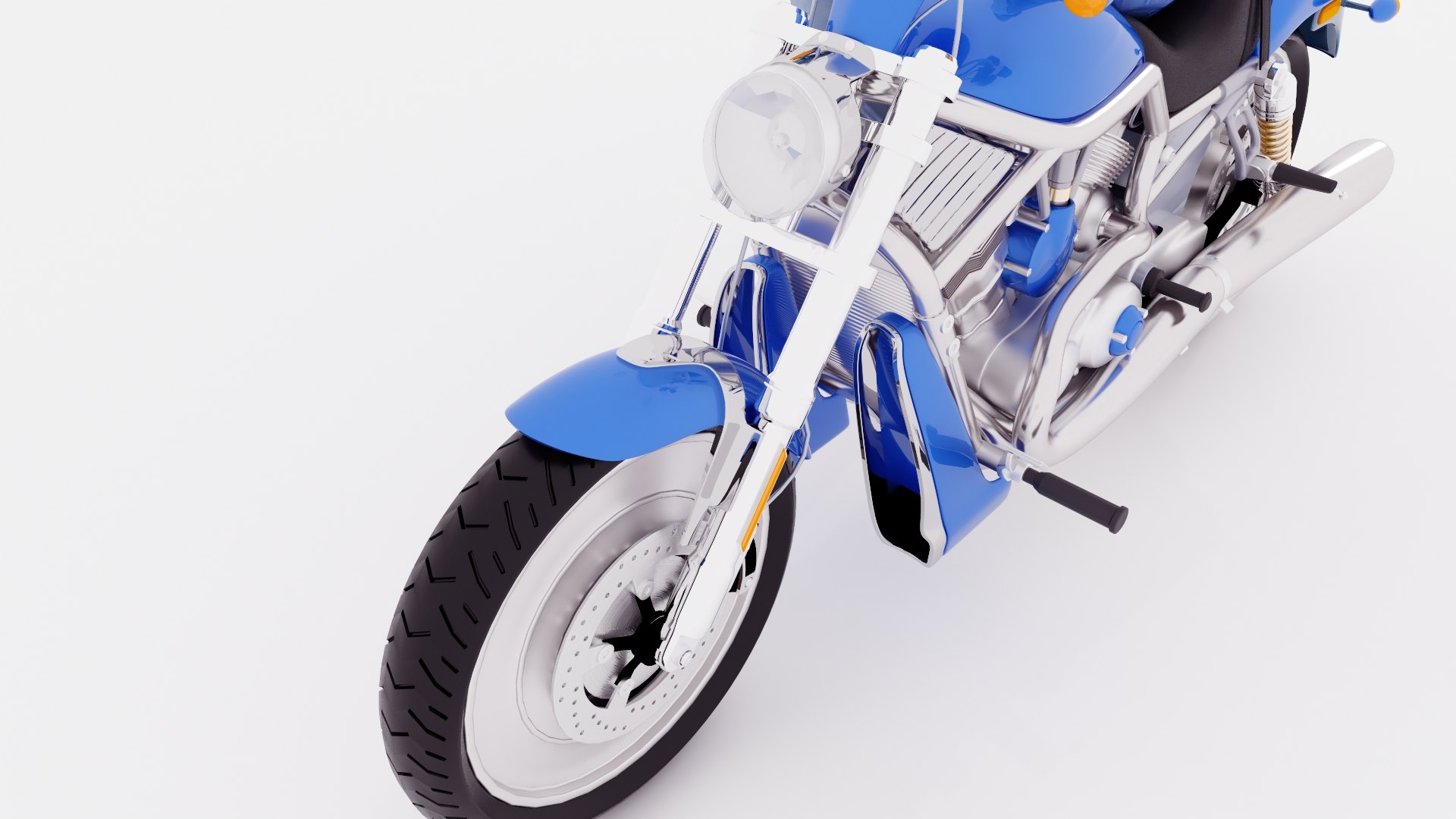 3D Chopper Biker 4 Model - TurboSquid 1981104