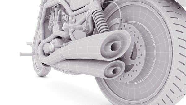 modelo 3d motociclista chopper 4 - TurboSquid 1981104
