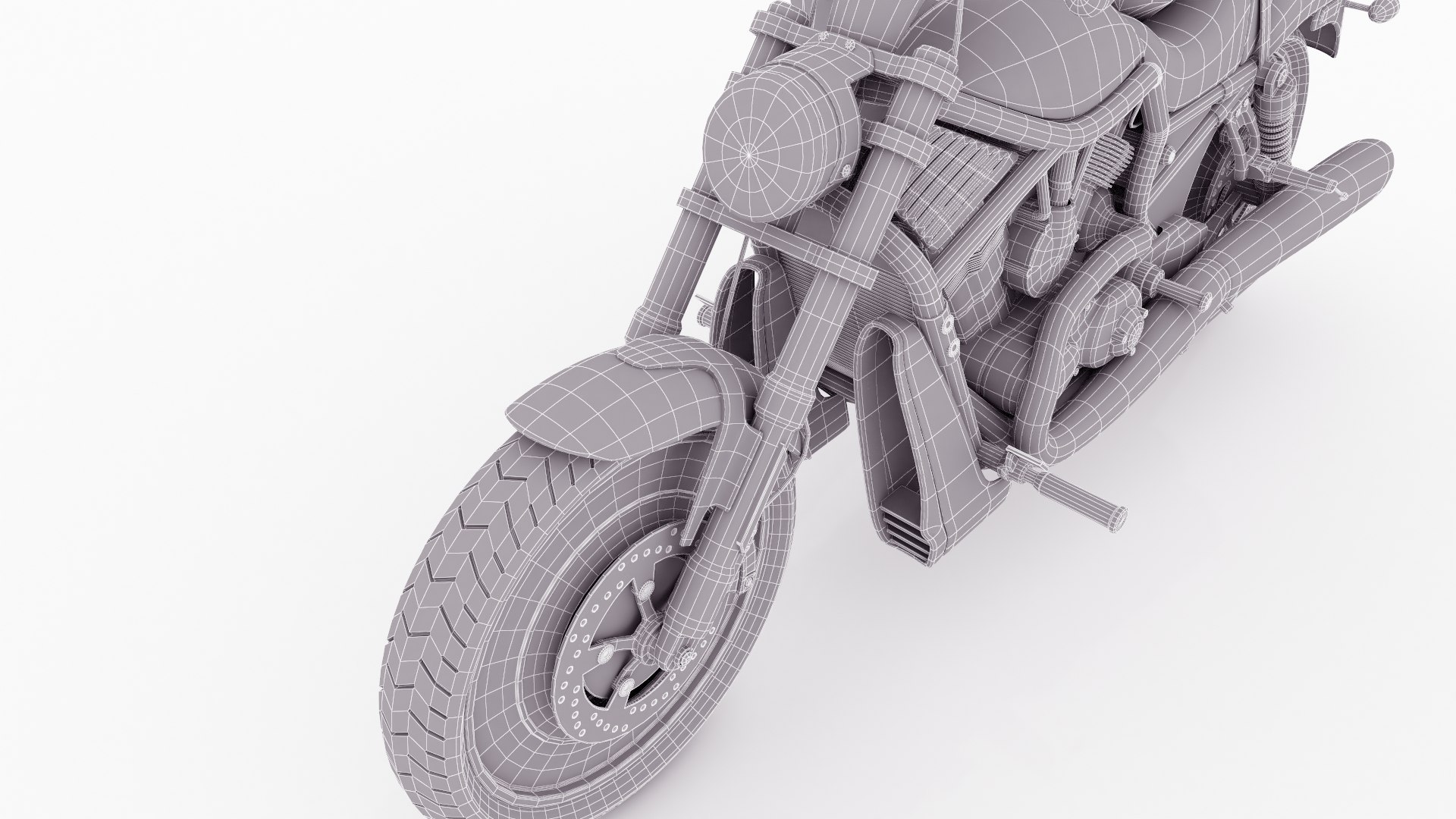 3D Chopper Biker 4 Model - TurboSquid 1981104