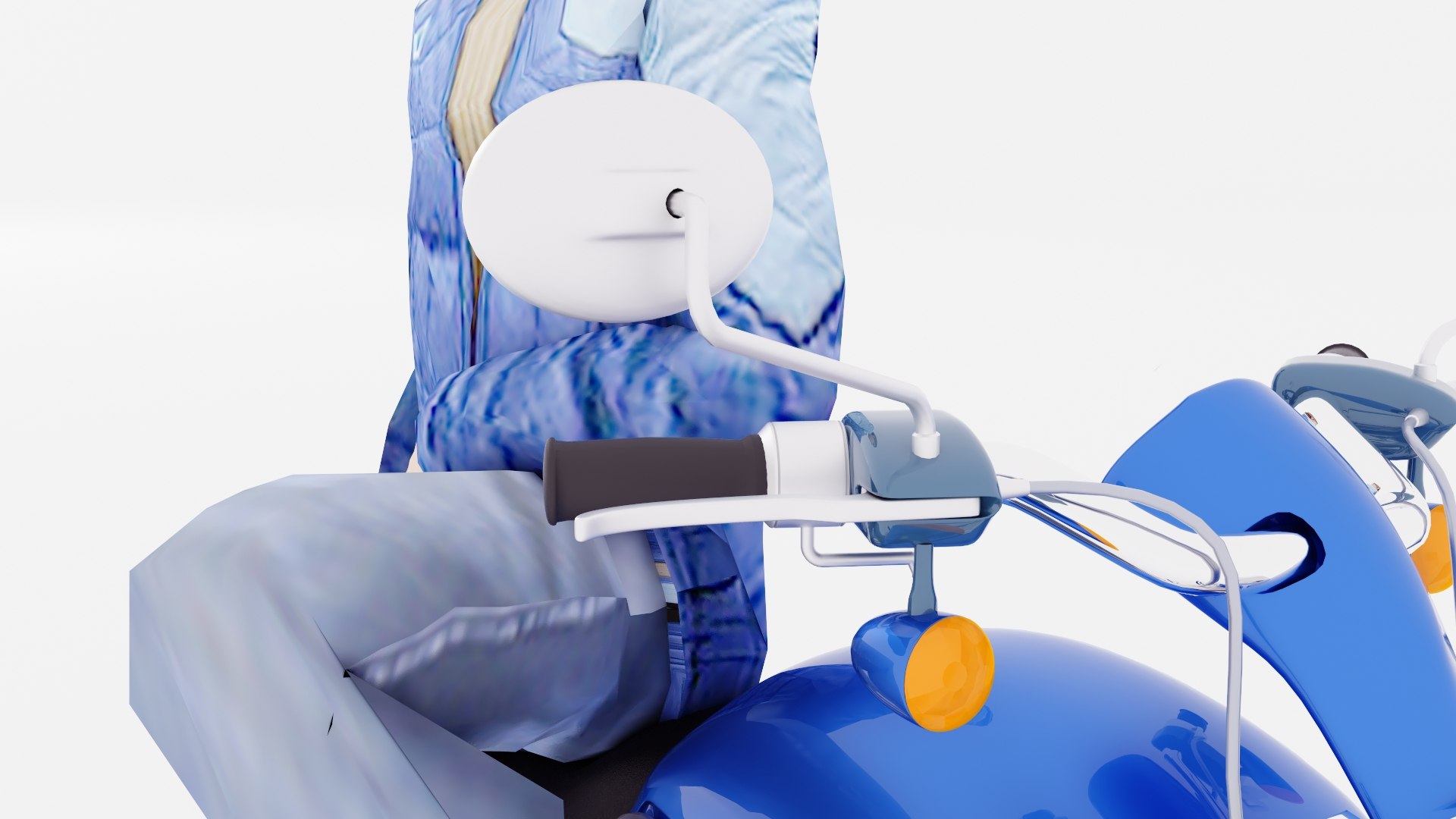 3D Chopper Biker 4 Model - TurboSquid 1981104