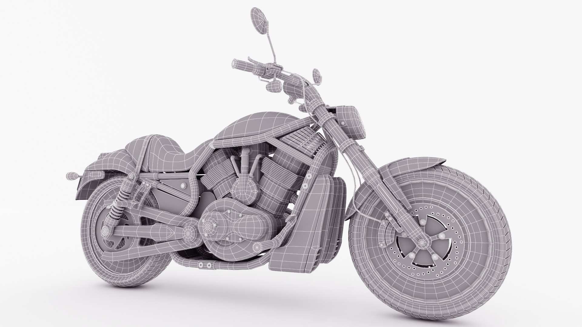 3D Chopper Biker 4 Model - TurboSquid 1981104