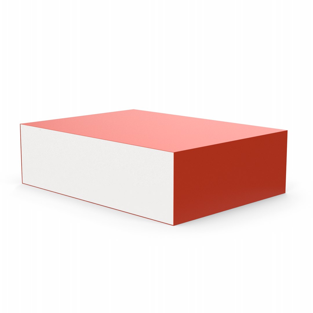 3D Red Box Package With Handle - TurboSquid 2188620