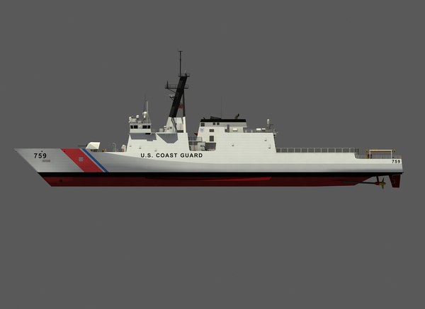 USCGC CALHOUN 레전드 클래스 US CUTTER-COAST GUARD 3D 모델 - TurboSquid 1965919