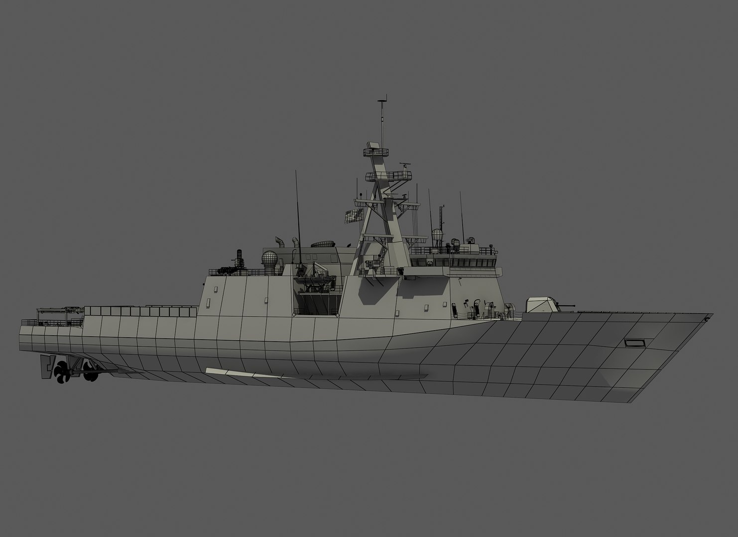 3D Model USCGC CALHOUN LEGEND CLASS US CUTTER-COAST GUARD - TurboSquid ...
