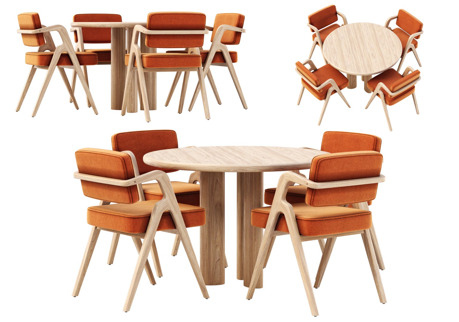 Outdoor Garden Furniture Set V15 By Bpoint 3D Model - TurboSquid 2083841