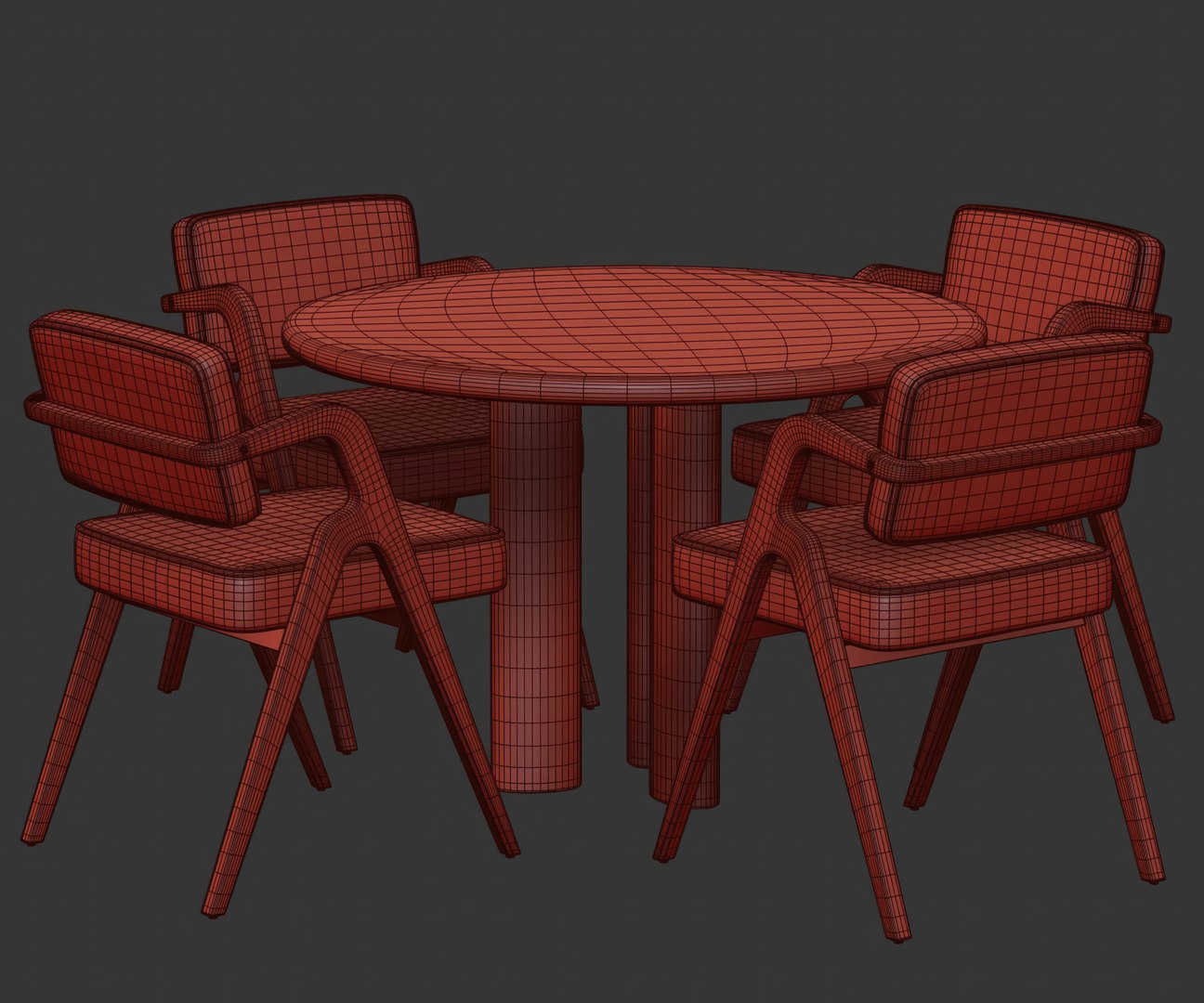 Outdoor Garden Furniture Set V15 By Bpoint 3D Model - TurboSquid 2083841