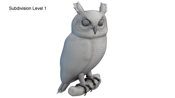 Eastern screech owl model - TurboSquid 1608854