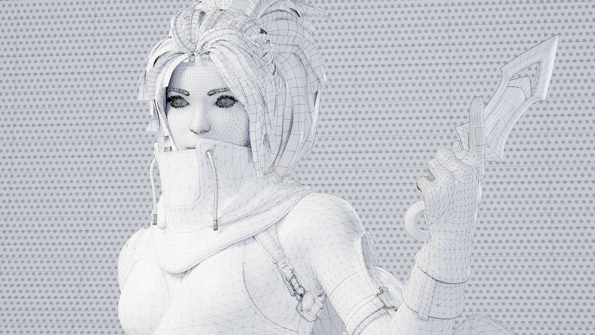 3D LISA - Female Game Character - TurboSquid 2094184