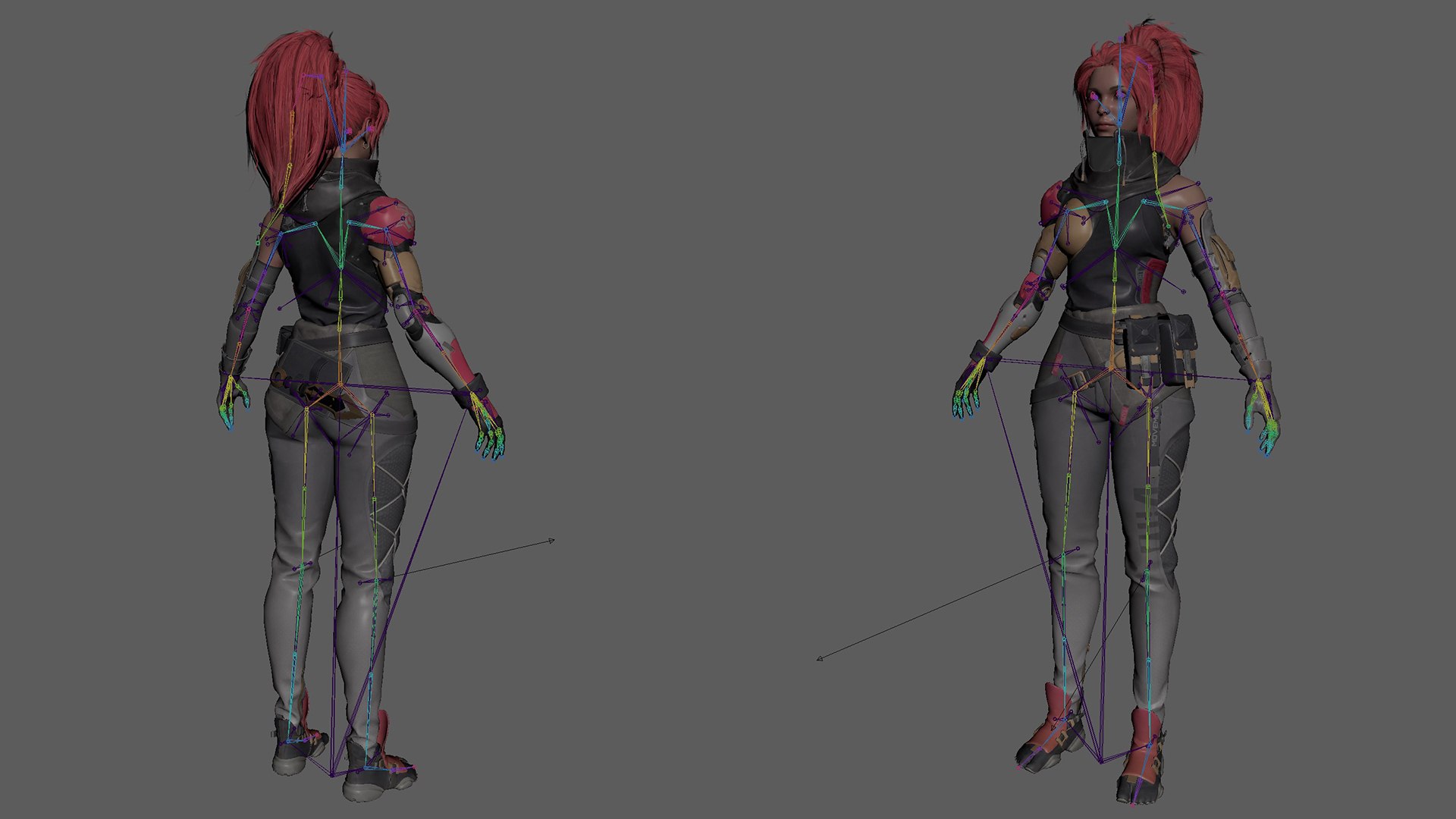 3D LISA - Female Game Character - TurboSquid 2094184
