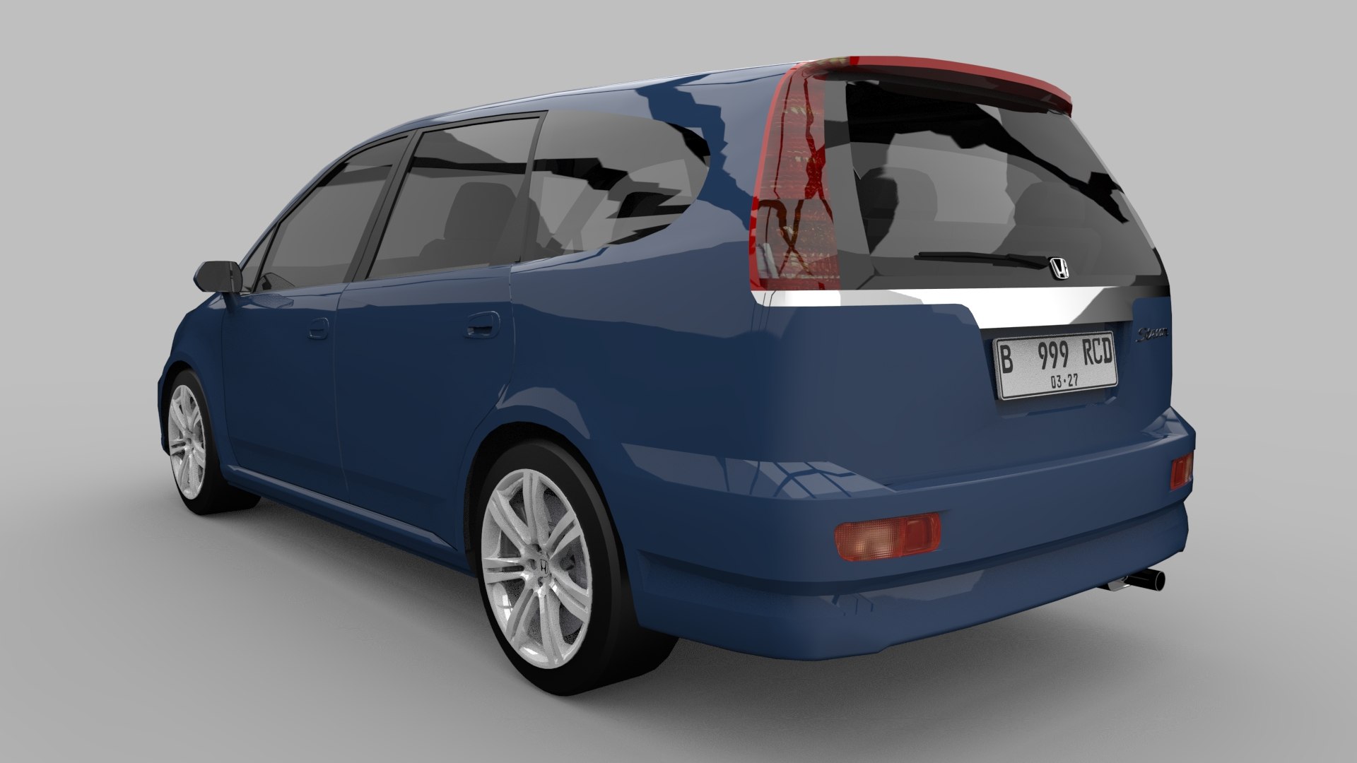 3D Model HONDA STREAM RN1 2001 - TurboSquid 2176437