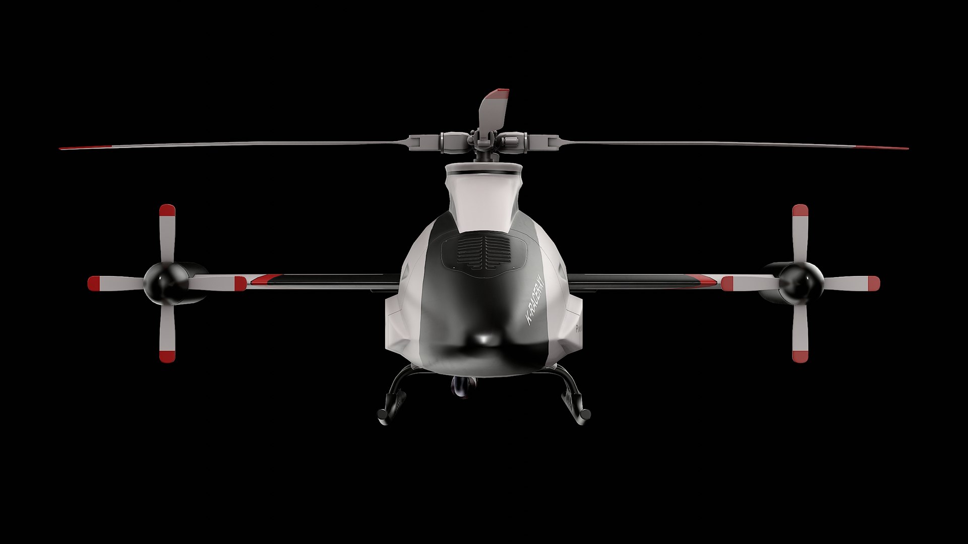 Kawasaki K-Racer X1 Unmanned Helicopter 3D Model - TurboSquid 2328911