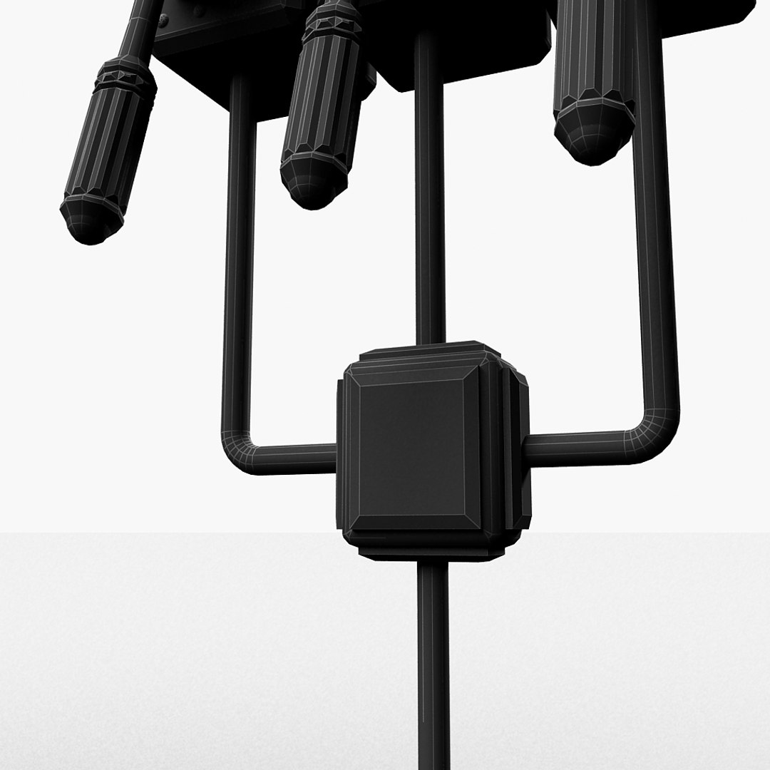 3d Model Lever Metal