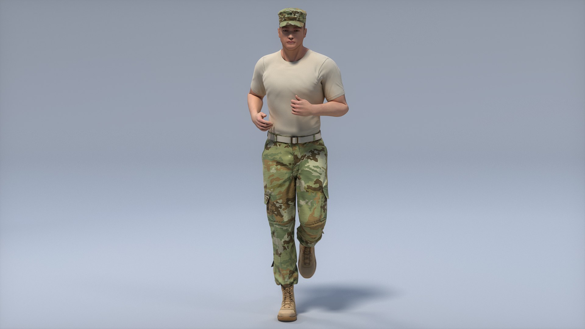 US Army Male Soldier ACU HQ 3D Model - TurboSquid 2286814