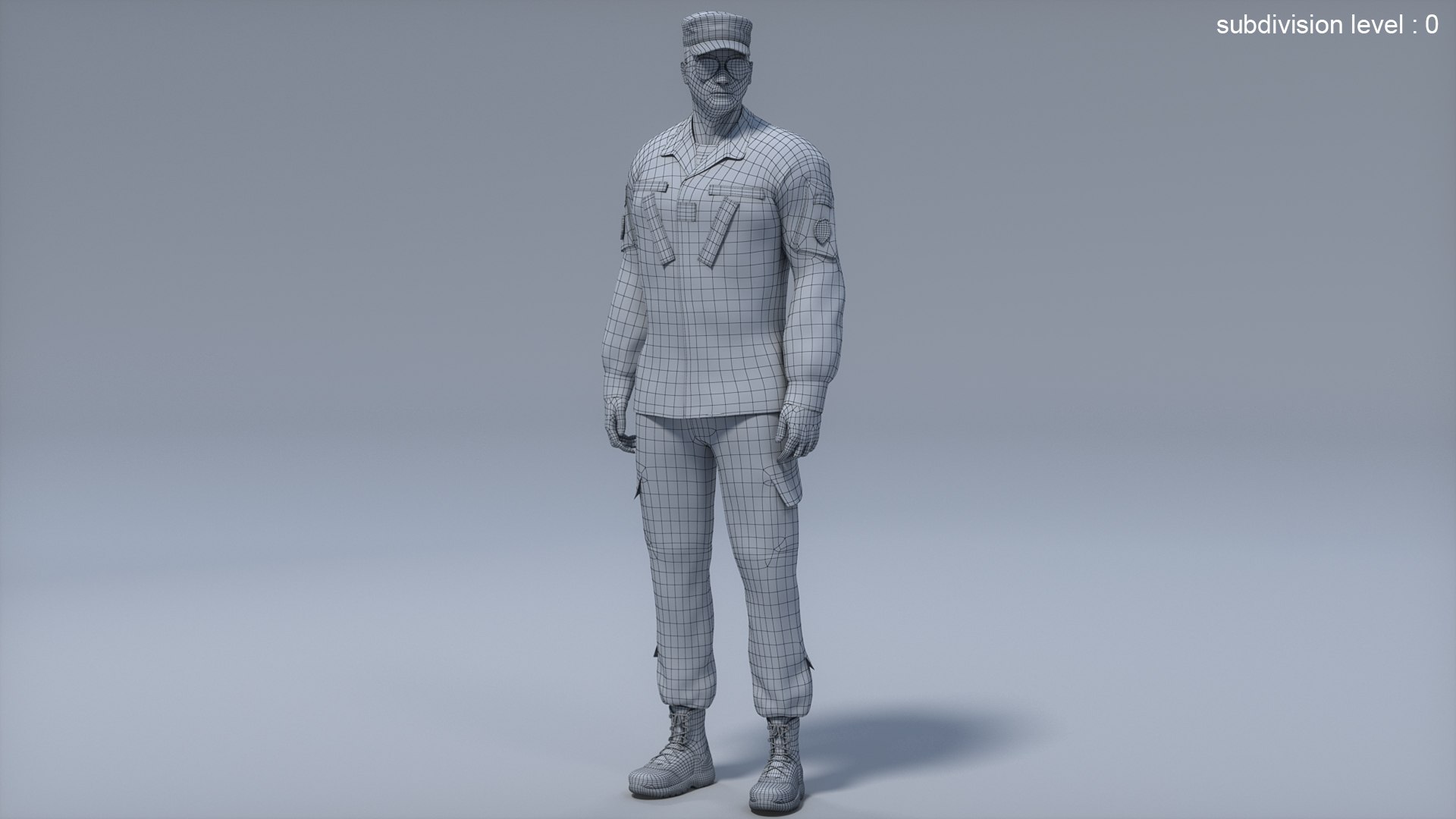 US Army Male Soldier ACU HQ 3D Model - TurboSquid 2286814