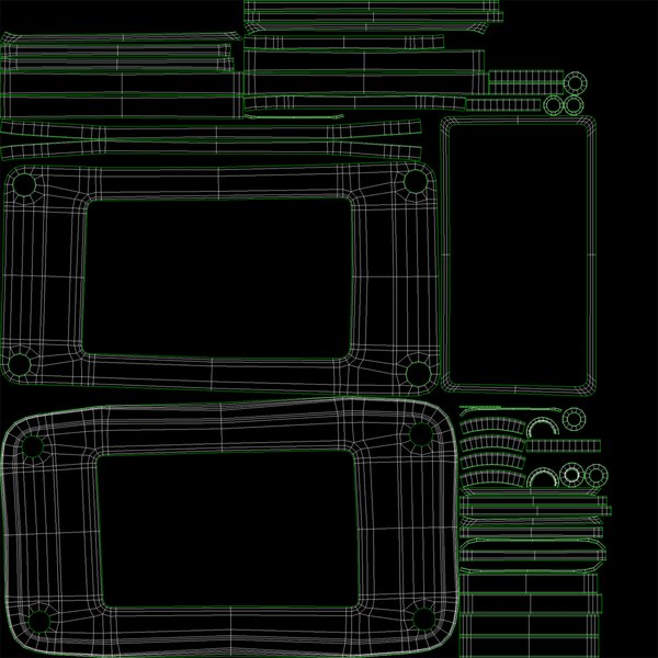 industrial power switch 3d model