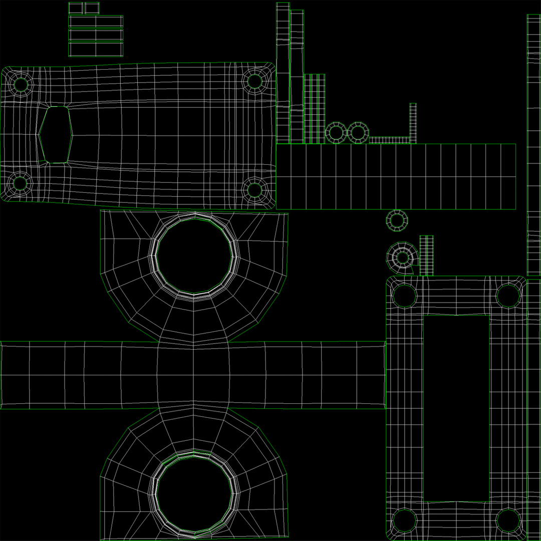 industrial power switch 3d model