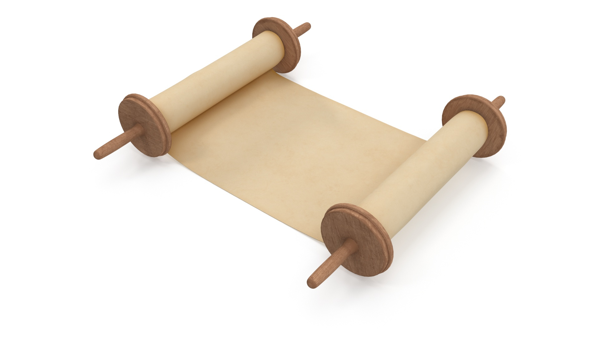 Scrolls And Books Collection Model - TurboSquid 2159460