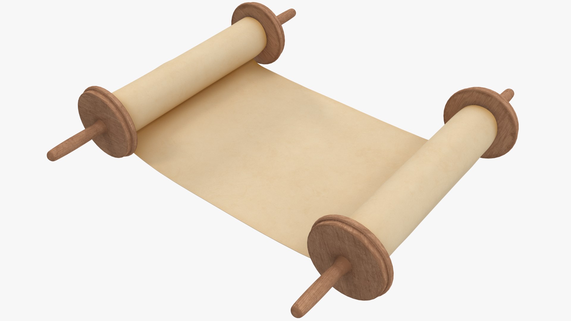 Scrolls And Books Collection Model - TurboSquid 2159460